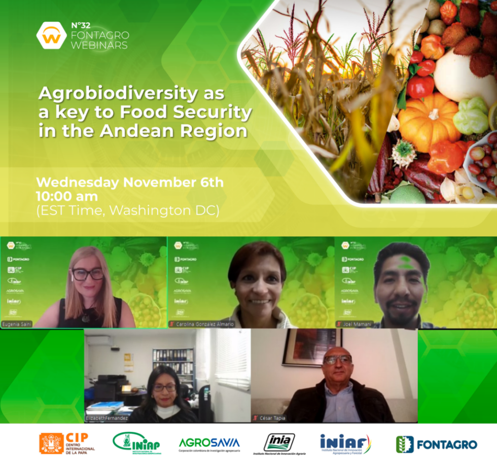 Webinar de FONTAGRO destaca la Agrobiodiversidad como factor clave para ...